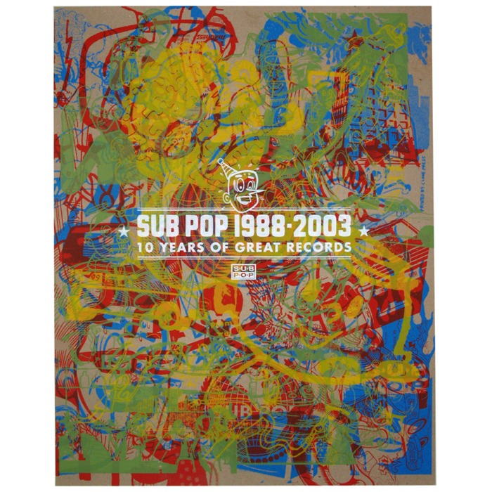 Sub Pop Sub Pop 15 Year Anniversary Poster | Sub Pop Mega Mart